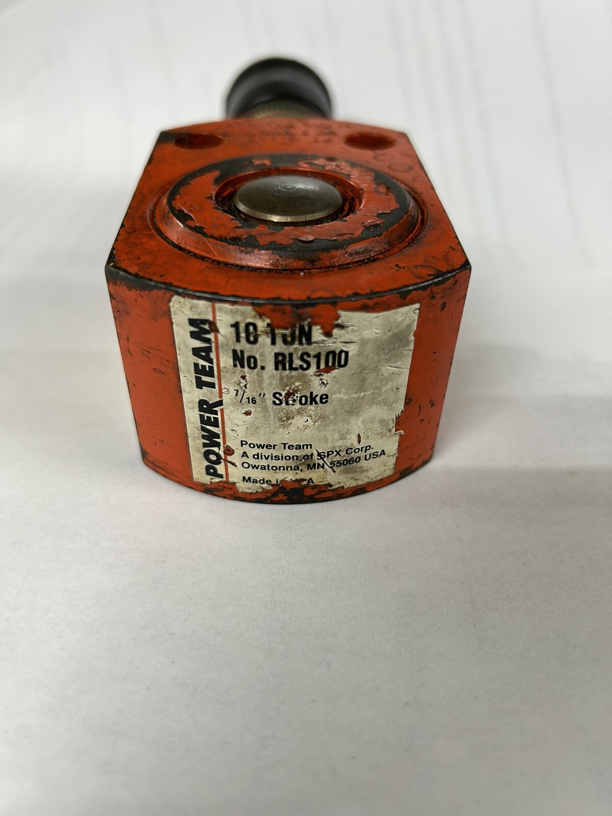 Power Team RLS100 10 Ton Low Profile Hydraulic Cylinder 7/16" Stroke | eBay