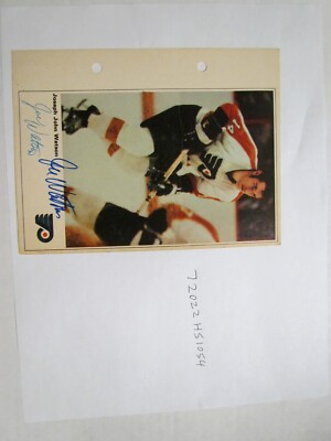 Joseph John Joe Watson signed Hockey Photo | eBay