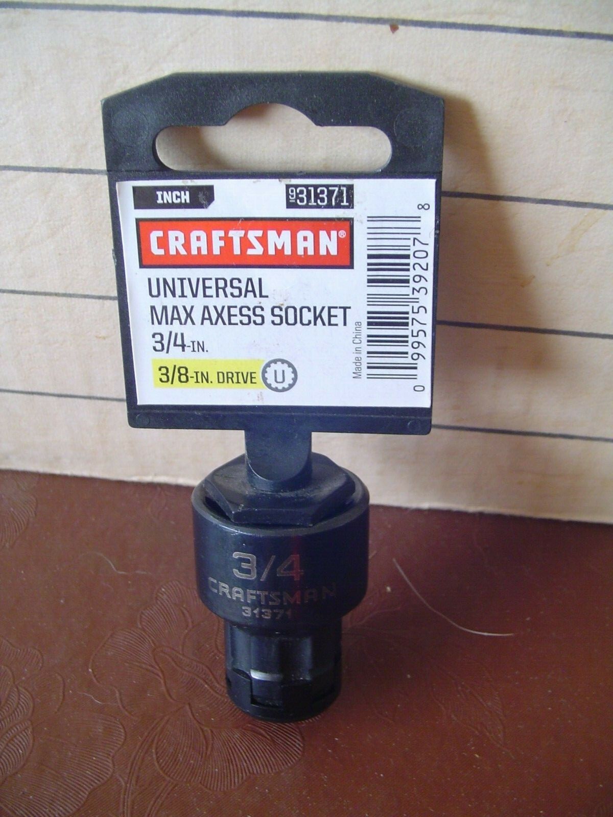 Craftsman Universal Max Axess Socket 3/4 In 3/8 In Drive 31371 BLACK ...