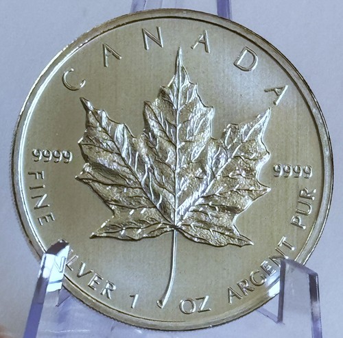 2011 $5 Canada Maple Leaf 1 ozt .9999 silver bullion coin - Buy 1 or 25 ...