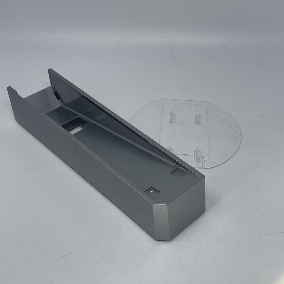 Genuine Nintendo Wii Vertical Stand Base Silver RVL-019 Clear Round ...