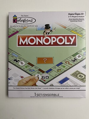 MONOPOLY Color forms Miniature Classic Monopoly Game - Sealed Box | eBay