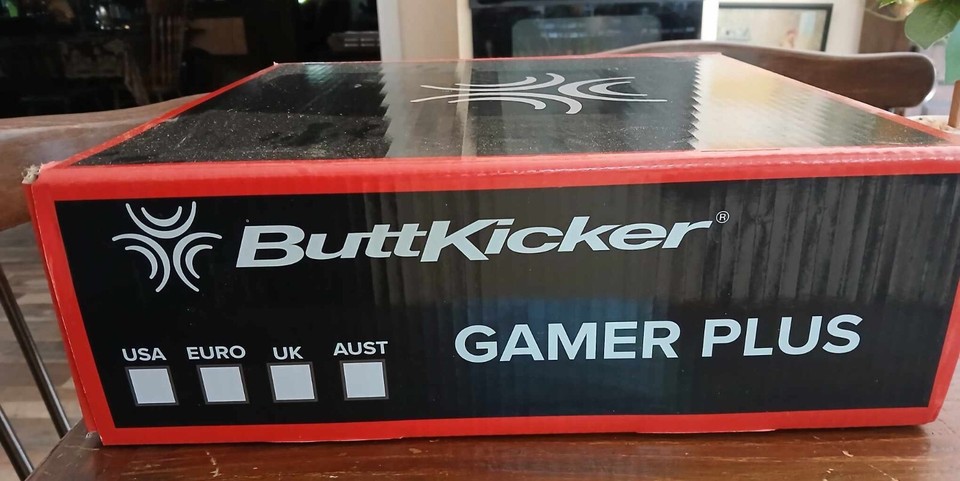 ButtKicker Gamer Plus - New in Box - BK-GR-PLUS and Power Amplifier ...