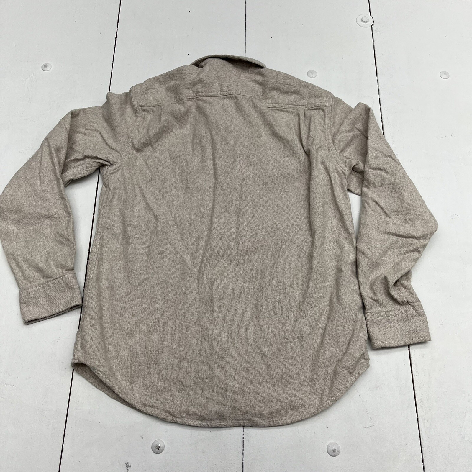 Old Navy Beige Long Sleeve Button Up Mens Size Medium NEW | eBay