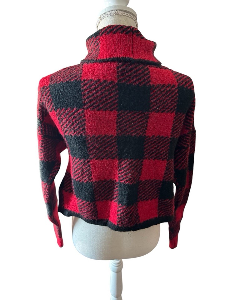 red plaid turtleneck | eBay