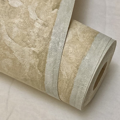 Green Beige Rose Magnolia Flower Floral Frame Scroll Texture Wallpaper ...