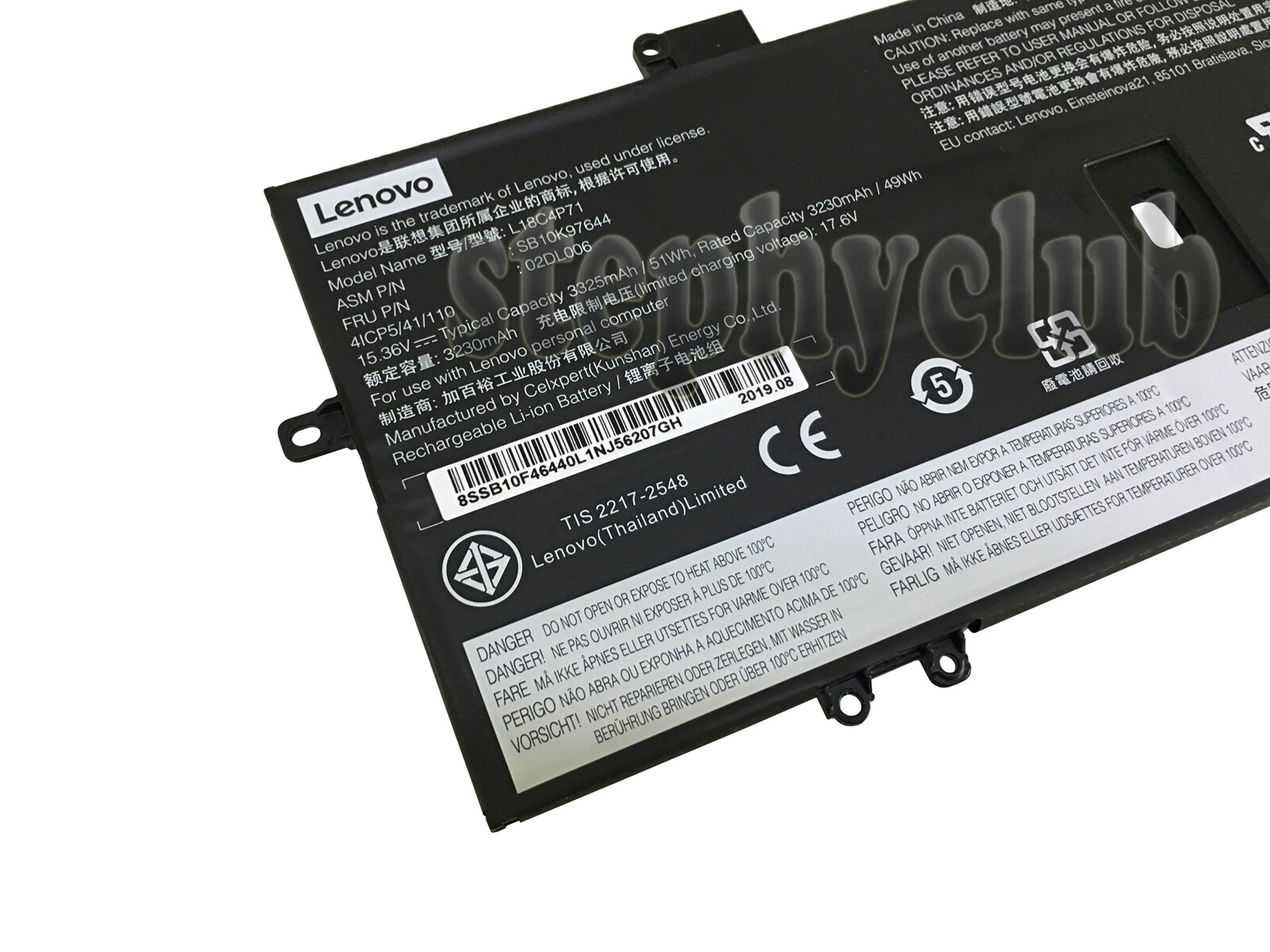 New Genuine L18C4P71 Battery for Lenovo ThinkPad X1C 2019 02DL006 ...