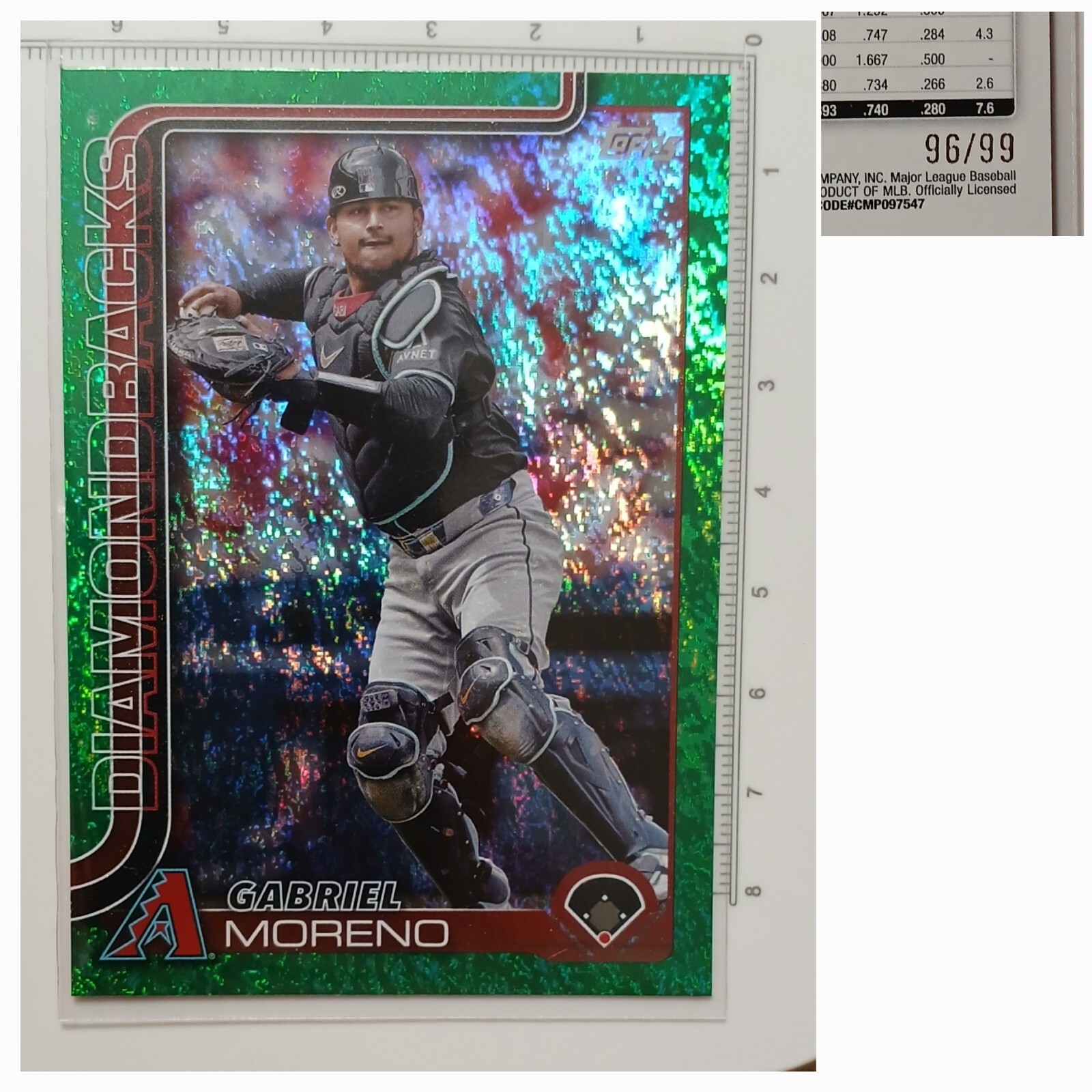 Gabriel Moreno 2025 Topps #235 Green Holo Foil /99 Price Guide - Sports ...