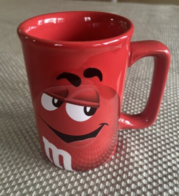 Red M&M's Official Licensed Mars Inc. Collectors Coffee Mug Cup | eBay