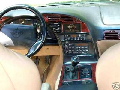 FOR CHEVY CHEVROLET CORVETTE C4 C-4 INTERIOR DASH TRIM KIT 1990 1991 ...