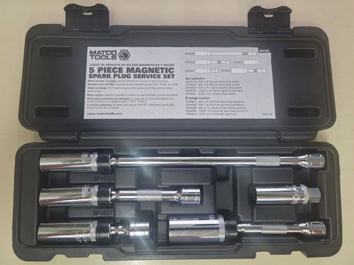 NEW UNUSED MATCO TOOLS #SPK5M 5 PIECE MAGNETIC SPARK PLUG SERVICE SET ...