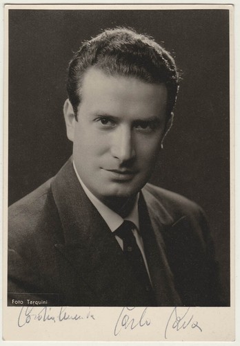 Original 1960er ital. Opernsänger Carlo Cava, mit Autogramm | eBay