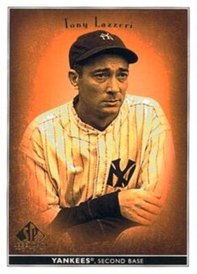 2002 SP Legendary Cuts #83 Tony Lazzeri New York Yankees HOF | eBay