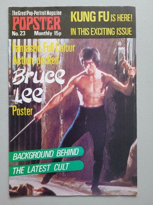 BRUCE LEE POPSTER POSTER MAGAZINE NO 23 POSTERMAG 1970's | eBay