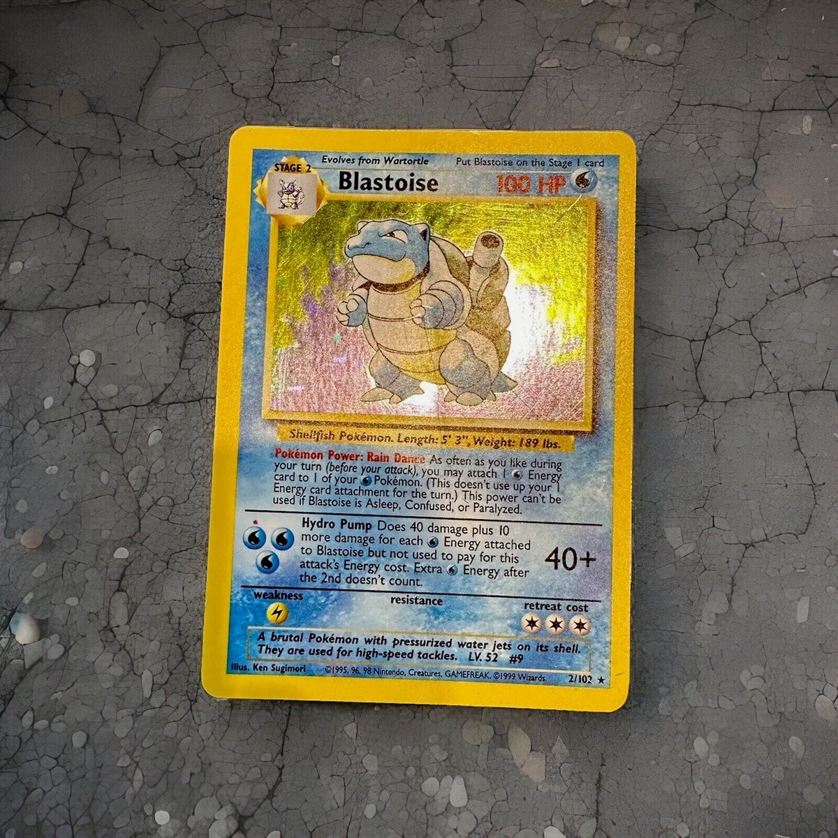 Carte Blastoise Originale Rare Blastoise Pokémon Promo Card Sells For