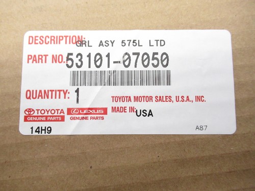 Genuine OEM Toyota 53101-07050 Front Radiator Grille 2008-2010 Avalon ...