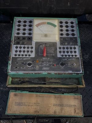 Vintage Mercury Electronics Self Service Vacuum Tube Tester Model 202 ...