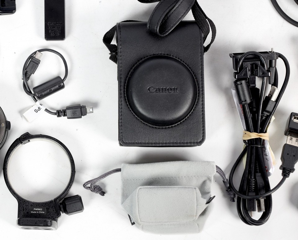 Lot of Canon 35mm Auto Focus & Digital Camera Accessories (Untested) | eBay