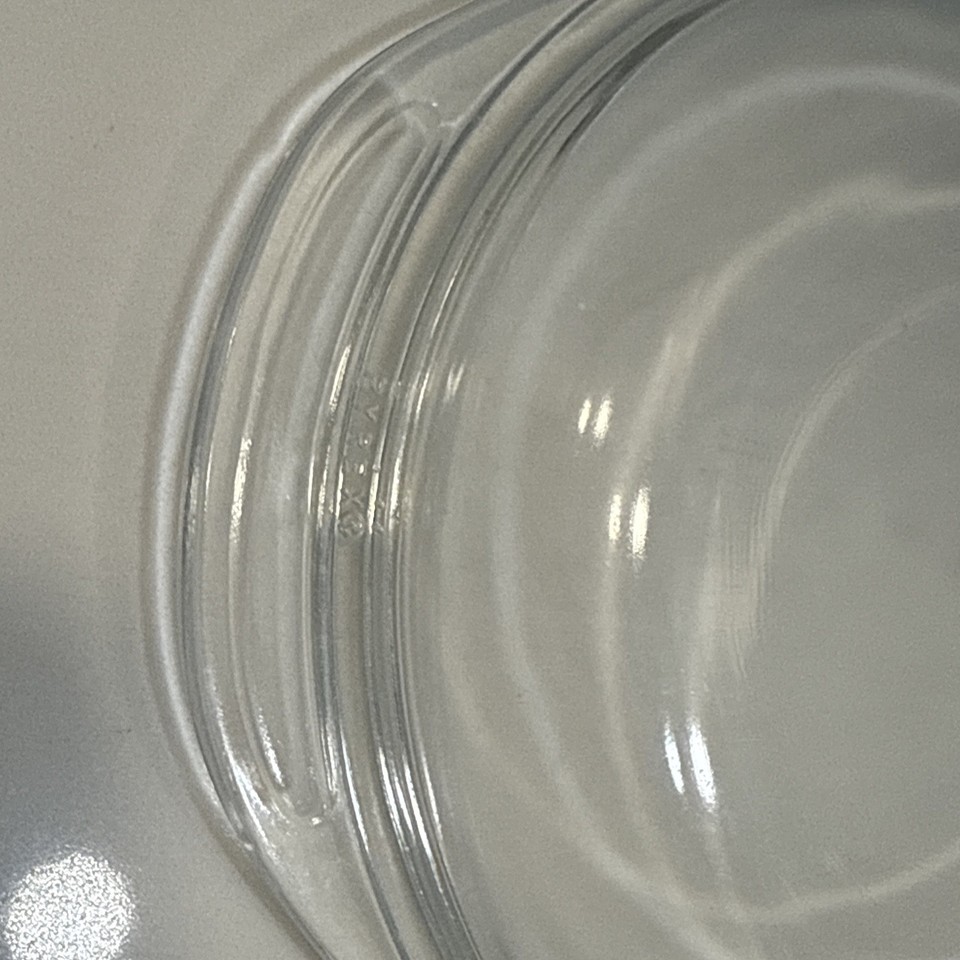 Vtg Clear Pyrex Lid ONLY 683-C 683C Round Fits 023 Flaw | eBay