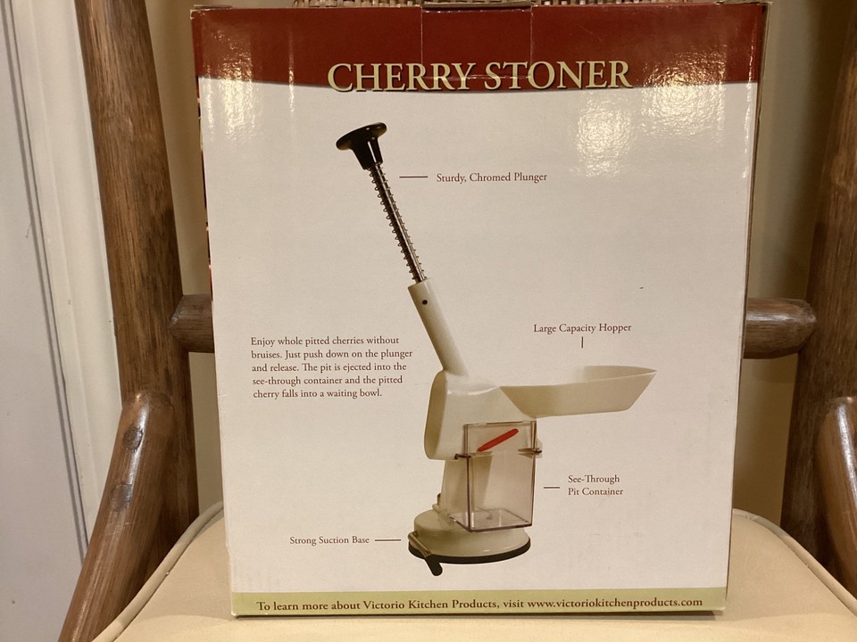 Victorious cherry stoner, suction base, easy way to remove cherry pits ...
