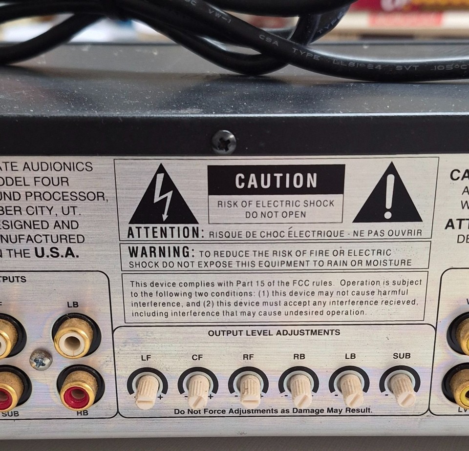 Vintage Fosgate FOUR Audionics Digital Servo Logic Surround Sound ...