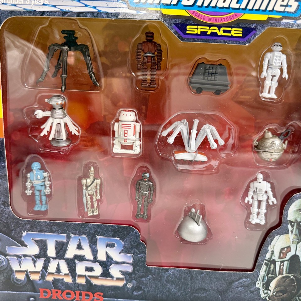 Micro Machines Star Wars DROIDS Set 1995 Galoob 66090 Space Droids NEW ...