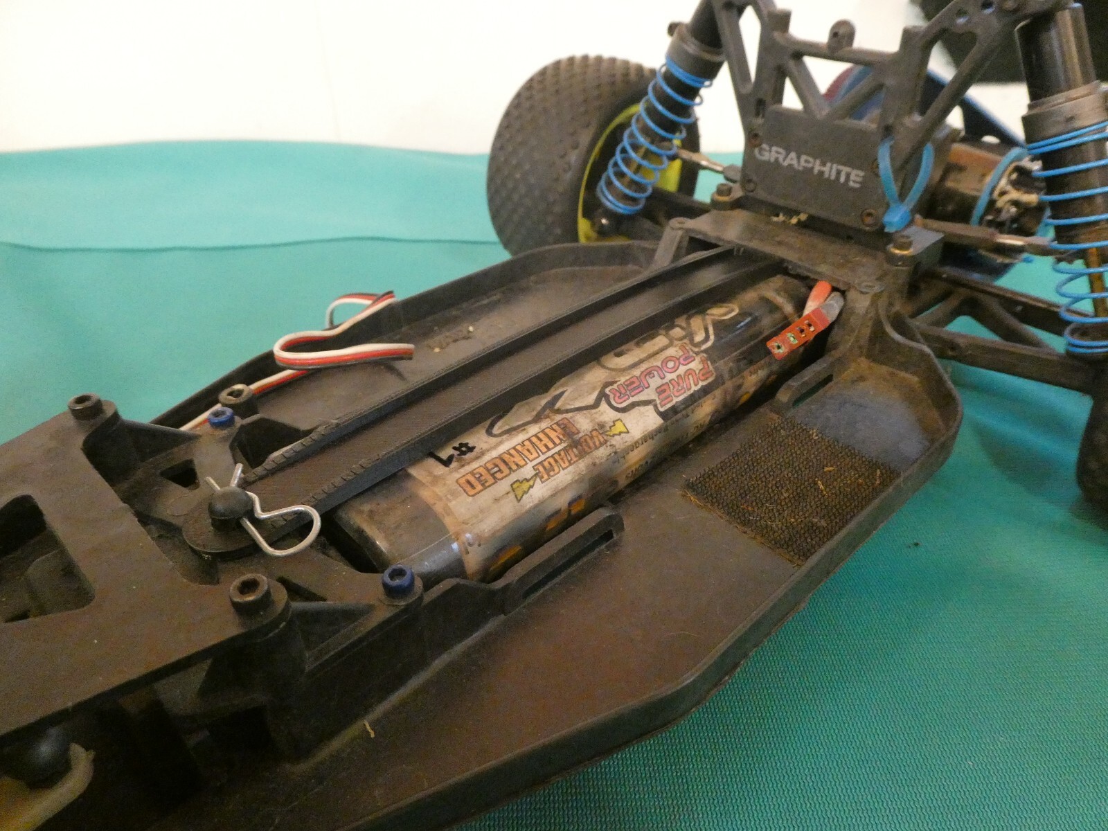 Repro Losi XX XX 'CR' Kinwald Buggy Battery Strap Hold Down Standard A ...