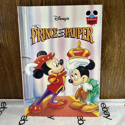 Disney 1993 Random House The Prince and the Pauper Book | eBay