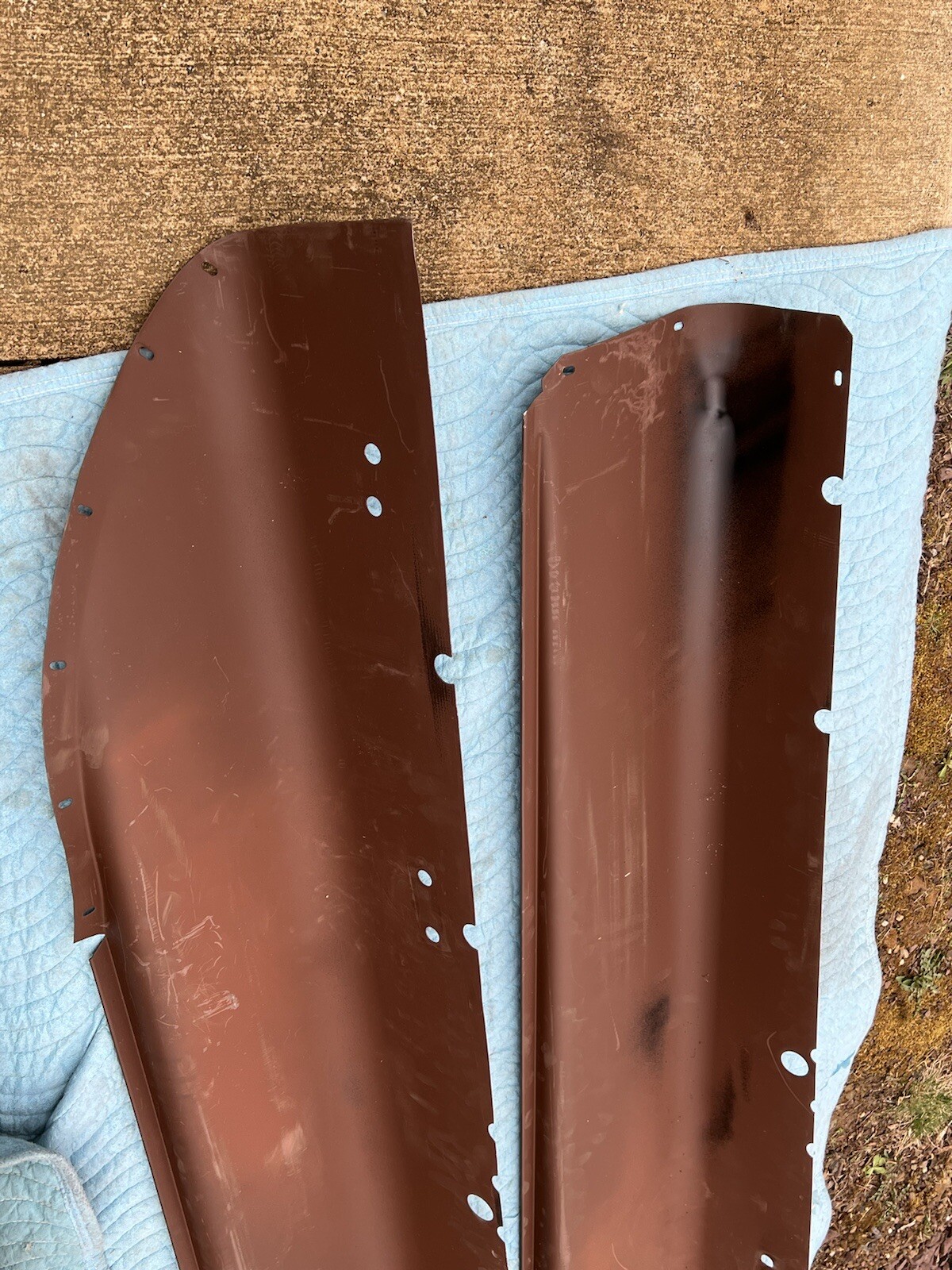 Ford Model A Car Running Board Splash Apron Set 1928-29 | eBay