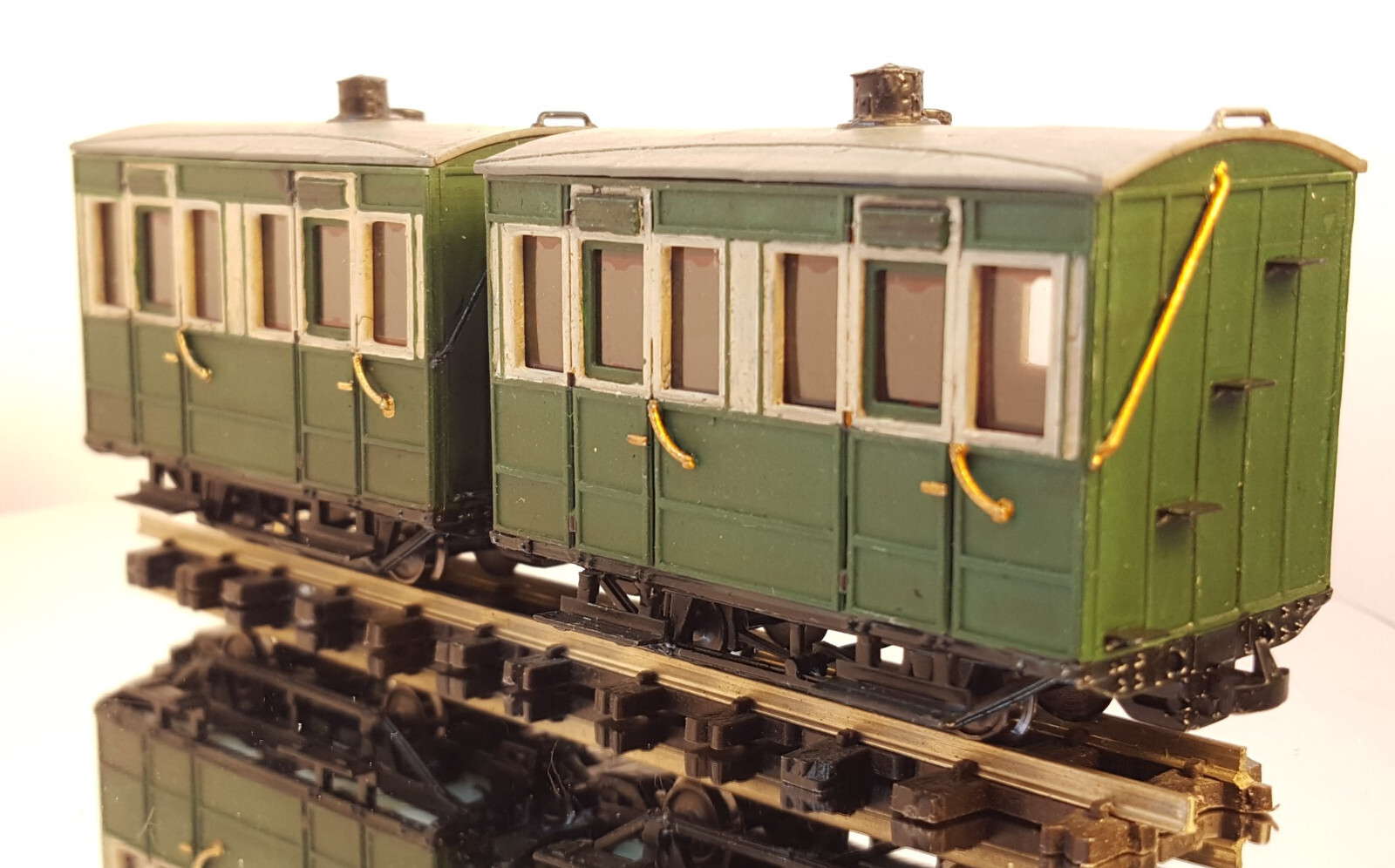 GVT First Class Coach Glyn Valley Tramway OO9/009 Narrow Gauge HOe Peco ...
