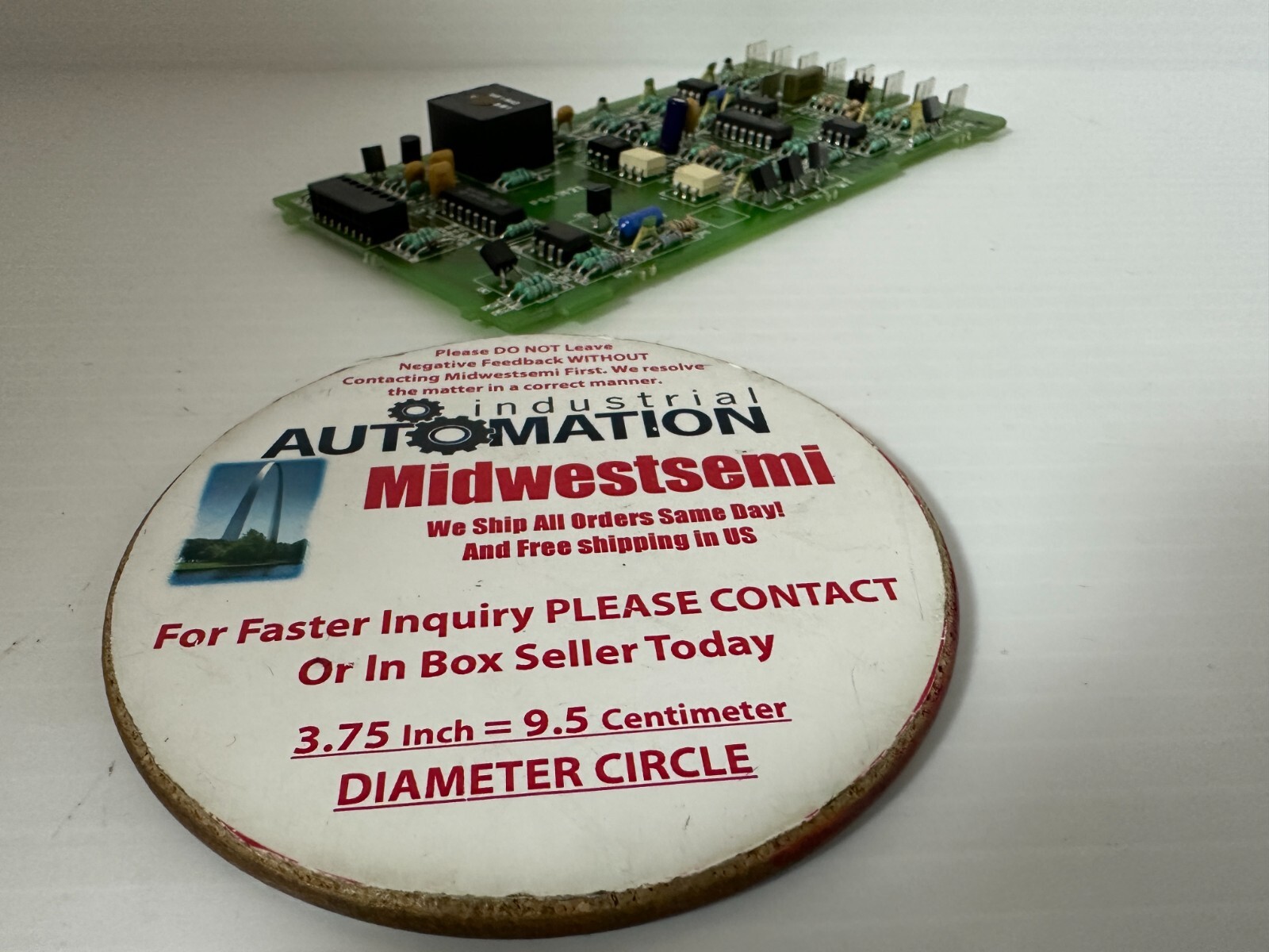 NEW EUROTHERM 818 / 020981 ISS3 / PSS 9121 DIGITAL COMMS BOARD ISS 3 ID ...