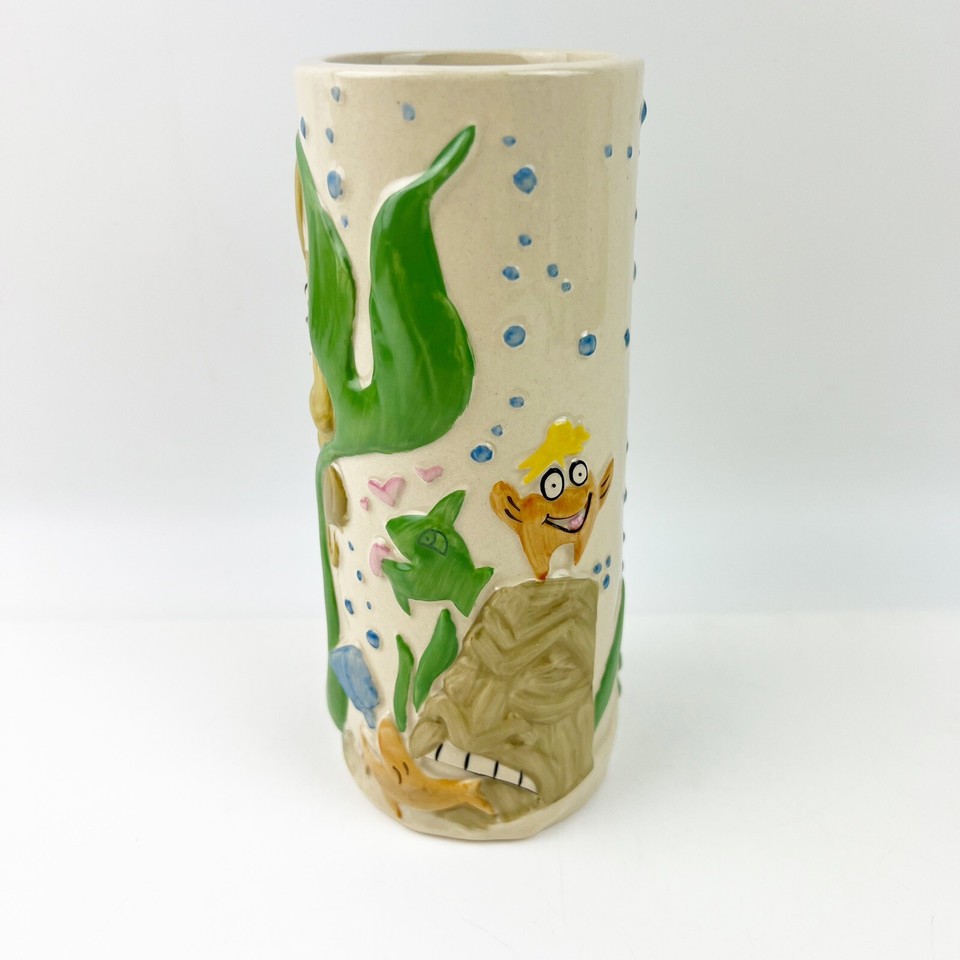 Troubles Mermaid Ceramic Tiki Mug Candy Weil Tiki Farm 2016 Sea | eBay