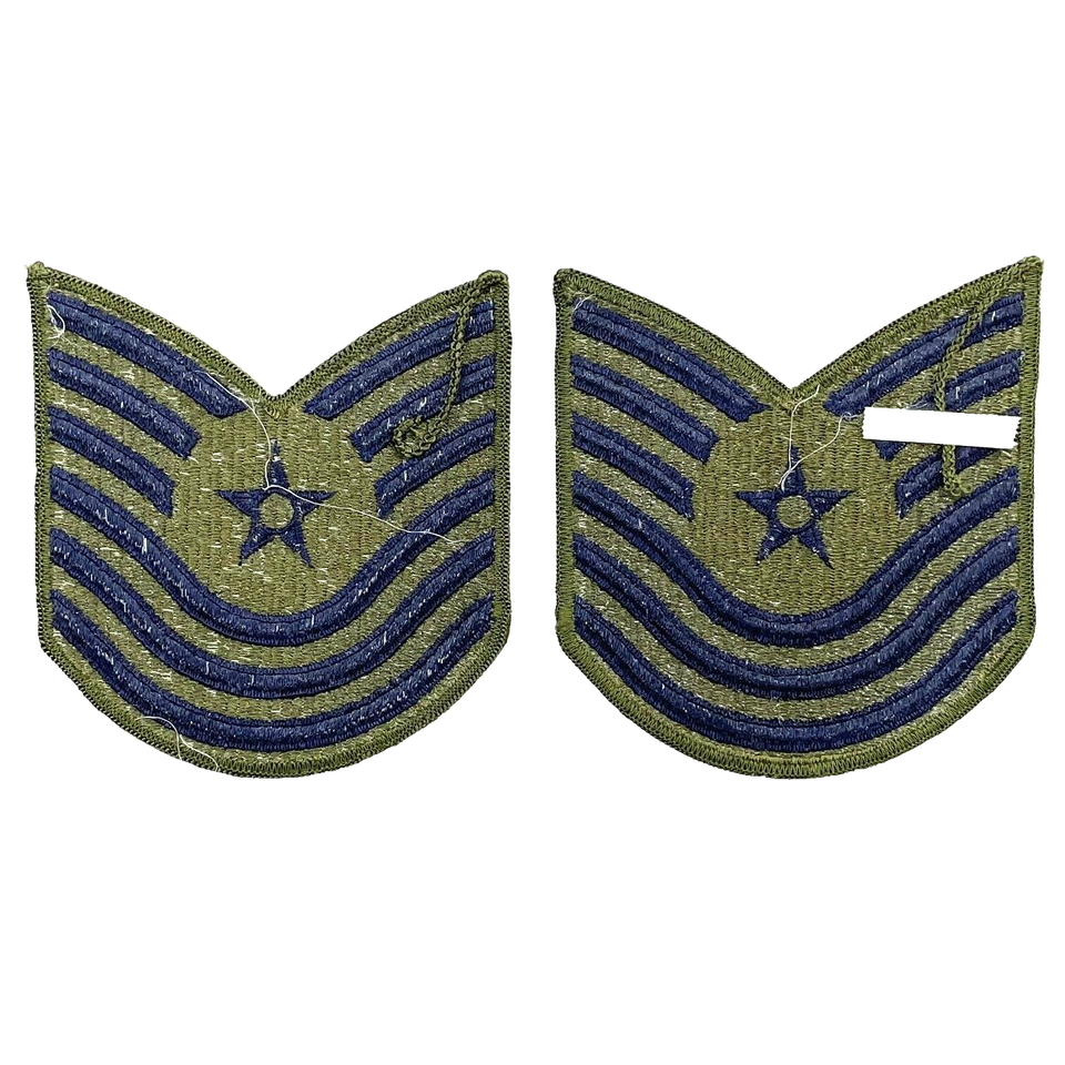U.S. Air Force USAF Master Sergeant Large Size 4" Subdued Rank Chevrons ...