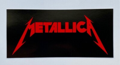 Metallica Sticker Vinyl Decal Car Bumper Window Metal Rock 3" X 6.5 ...