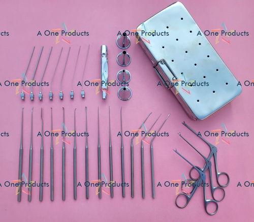 Shea Ear Operation Myringotomy Instruments Set 29 Myringoplasty ...