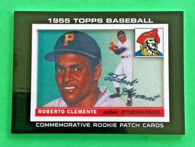 2014 TOPPS . ROBERTO CLEMENTE . MANUFACTURED ROOKIE IMAGE PATCH ...