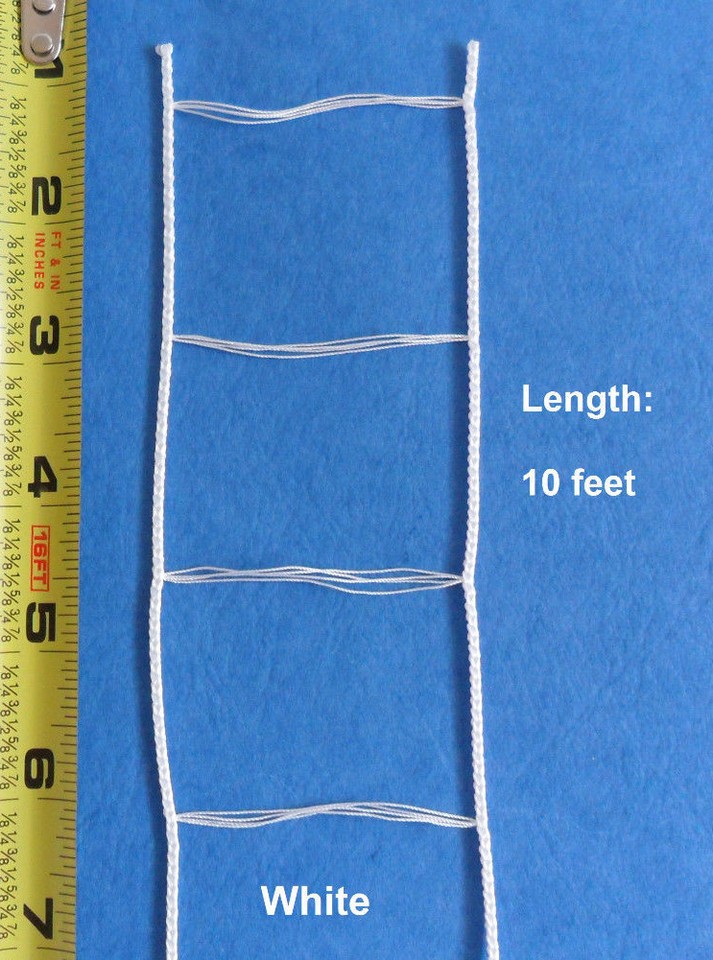10 Feet White Ladder String Tape For 2 Inch Wood Faux Vinyl Aluminum ...