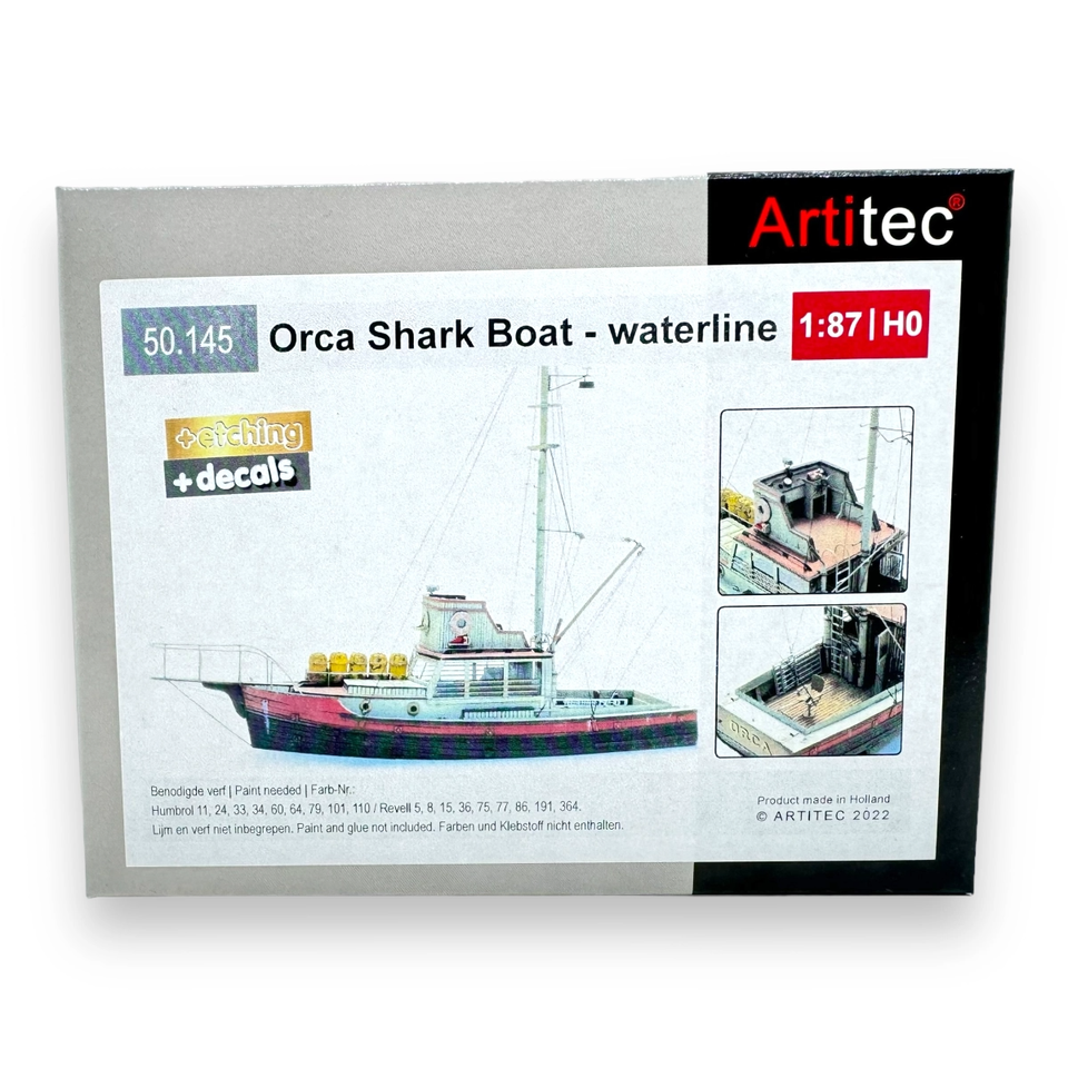 ARTITEC 50.145 - 'ORCA' Shark Boat Waterline Kit Assembly HO 1:87 | eBay UK