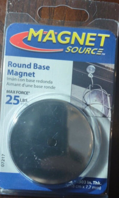 Magnet Source Round Base Magnet Up To 25lbs-Brand New-SHIPS N 24 HOURS ...