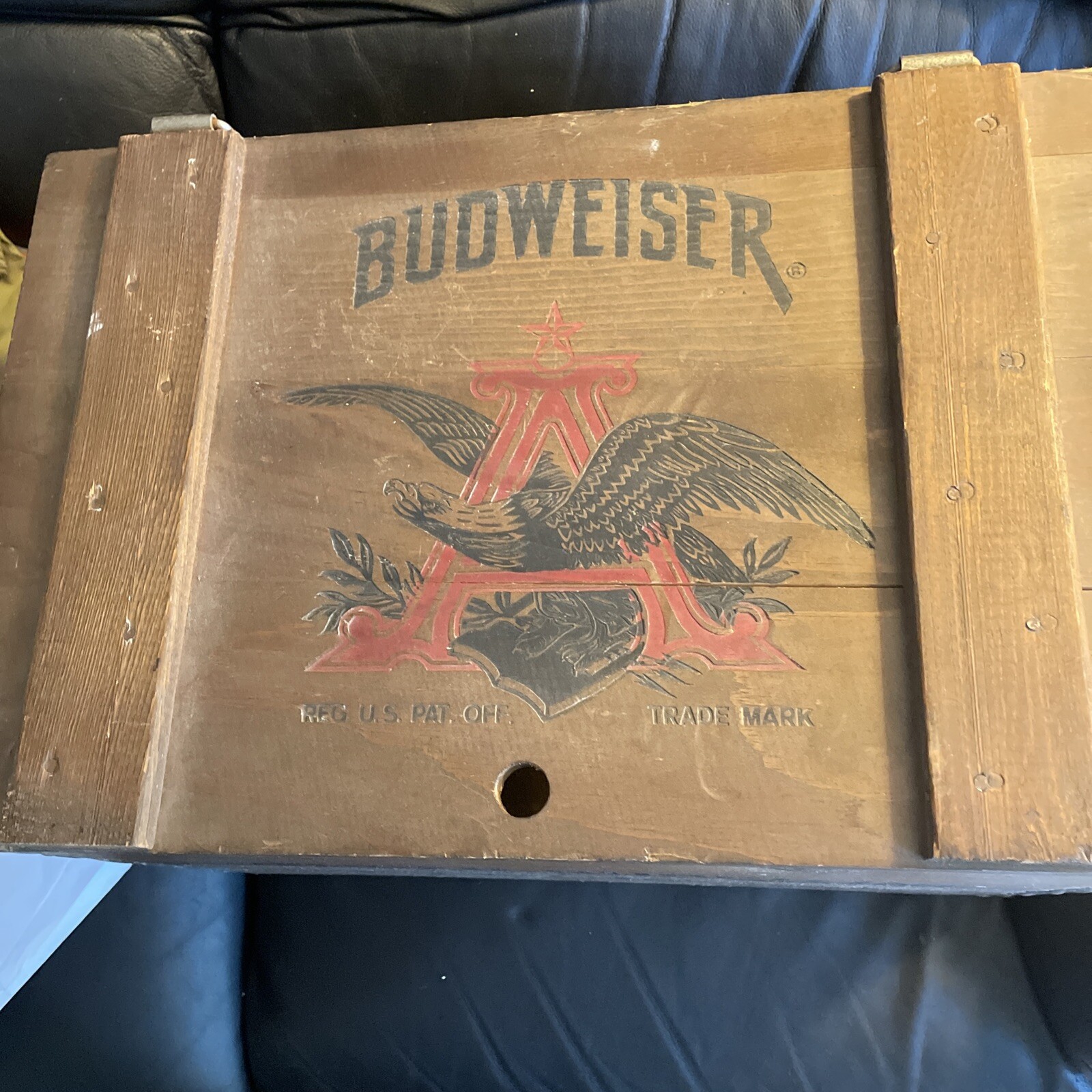 Vintage Budweiser Wooden Crate Box Centennial 1876-1976 Anheuser Busch ...