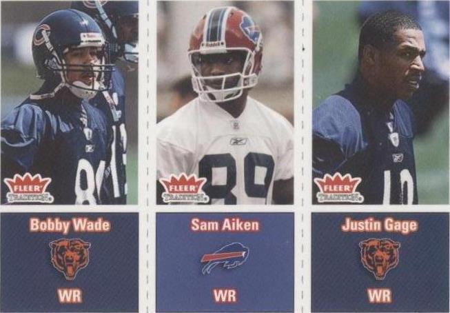 2003 Fleer Tradition - Justin Gage, Bobby Wade, Sam Aiken #292 (RC) for ...