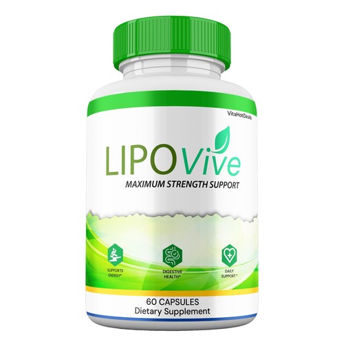 LipoVive Capsules, Max Strength, Lipo Vive Pills Premium Supplement (1 ...