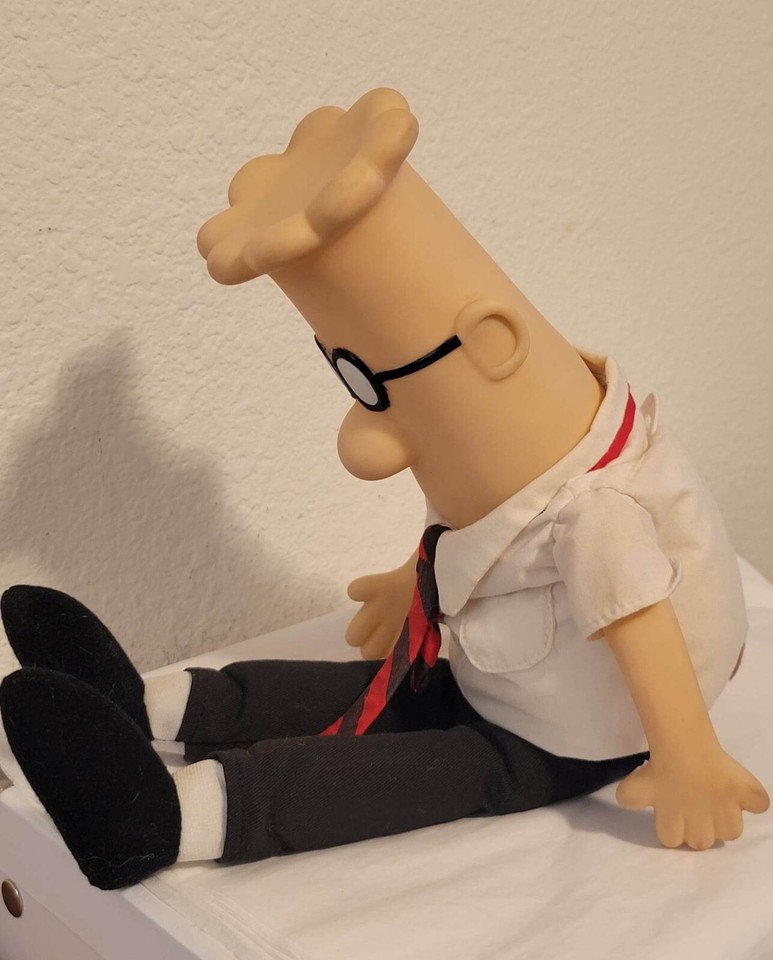 GUND Dilbert Doll Dilbert Comic Strip Character Comic Strip Toy 15 ...