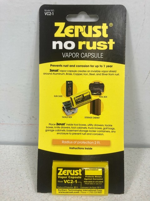 Zerust Vc2-1 No Rust Vapor Capsule Corrosion Inhibitor for sale online ...