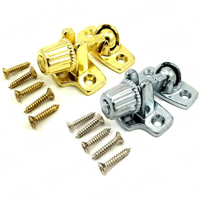 SASH WINDOW FASTENER LEVER ARM LOCK Catch/Latch/Wooden CHOOSE: BRASS Or ...