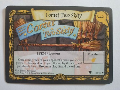 Comet Two Sixty 32/80 Quidditch Cup Harry Potter Trading Card | eBay