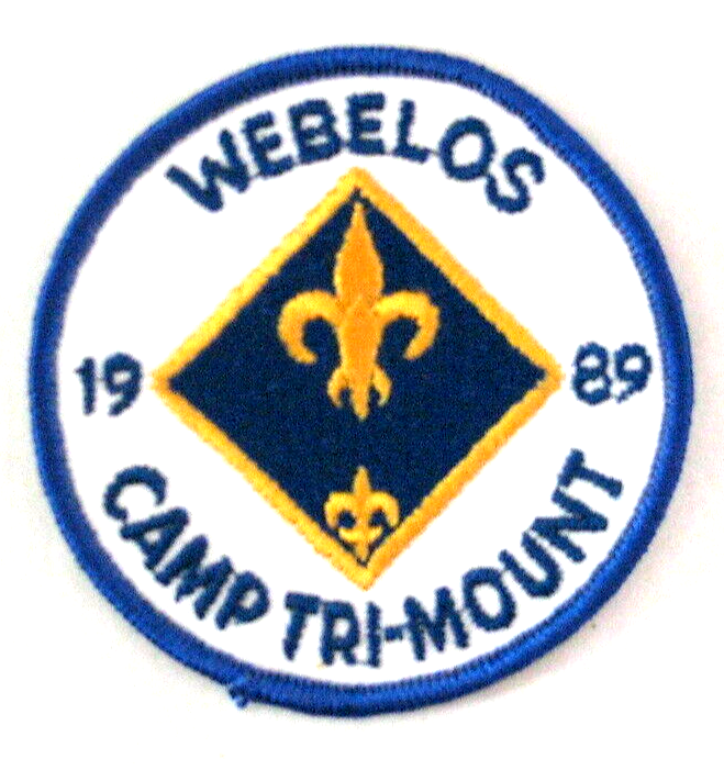 Camp Tri-Mount (NY) 1989 Webelos Pocket Patch BSA | eBay