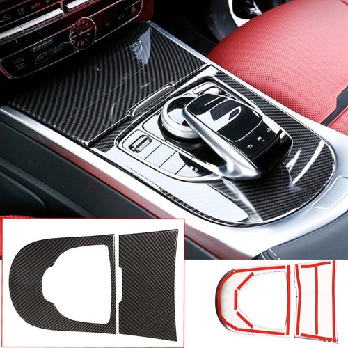 Carbon ABS Center Control Gear Shift Panel Trim For Benz G W463 G500 ...