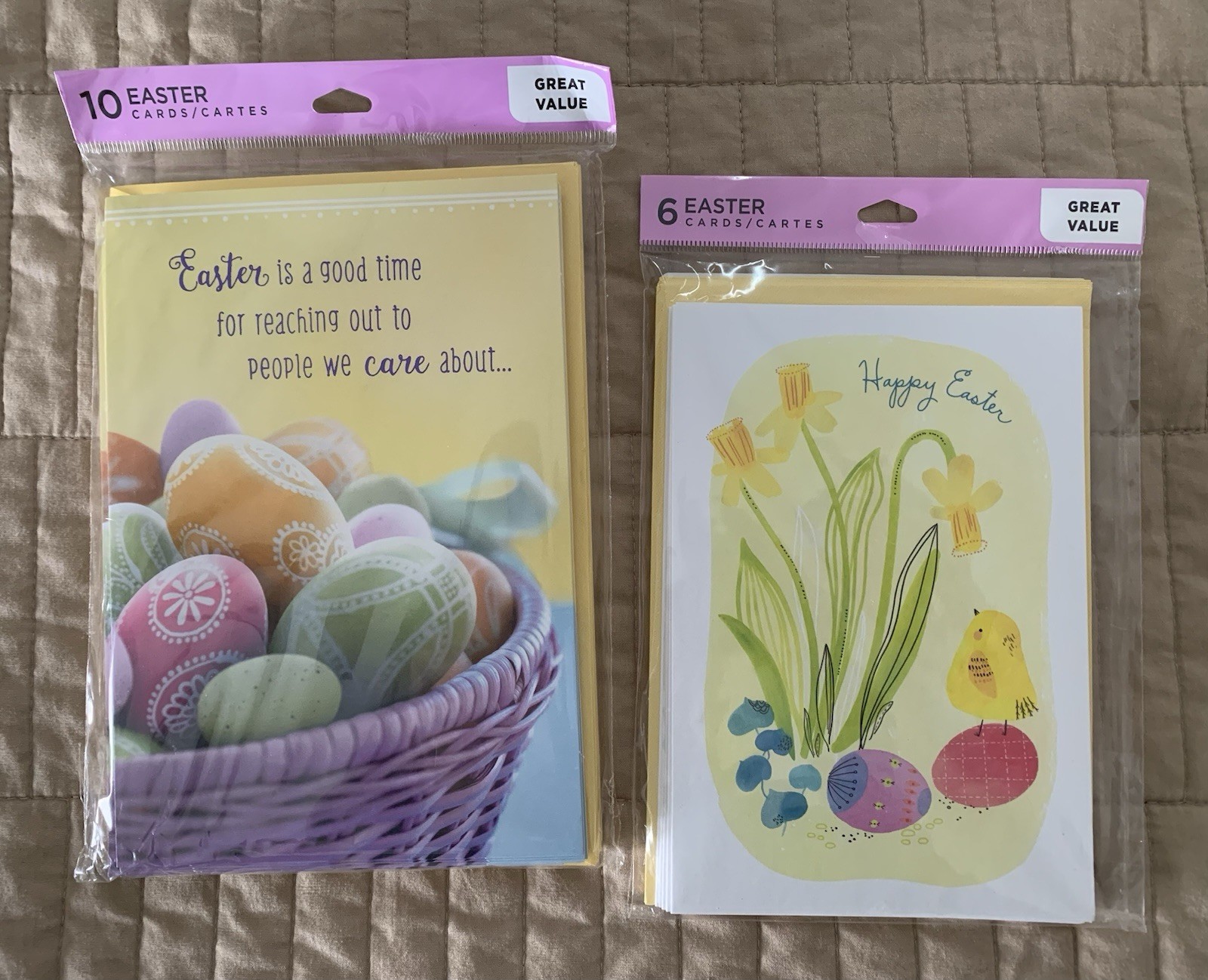 Happy Easter Hallmark Greeting Cards - 2 Packs - 16 Cards Total - Brand ...