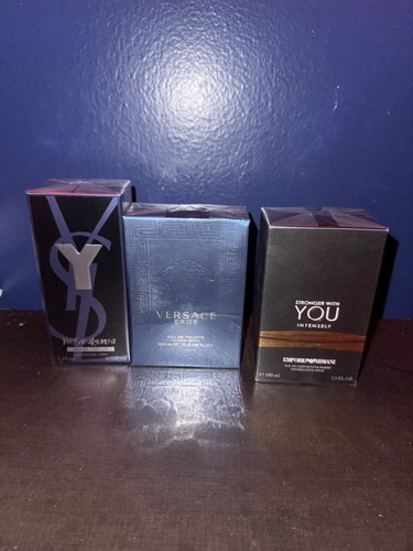 YSL EDP Cologne 3.3 fl oz Versace Eros for Men Stronger with You New In ...